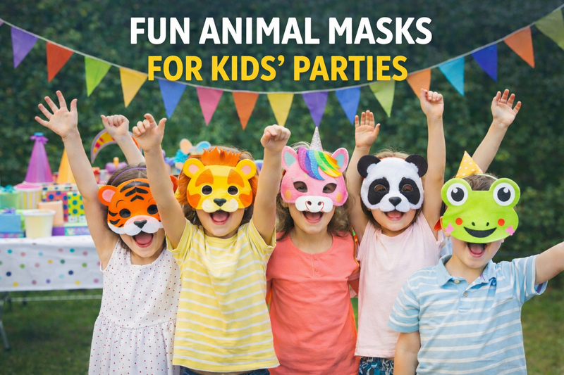 Fun Animal Masks for Kids' Parties