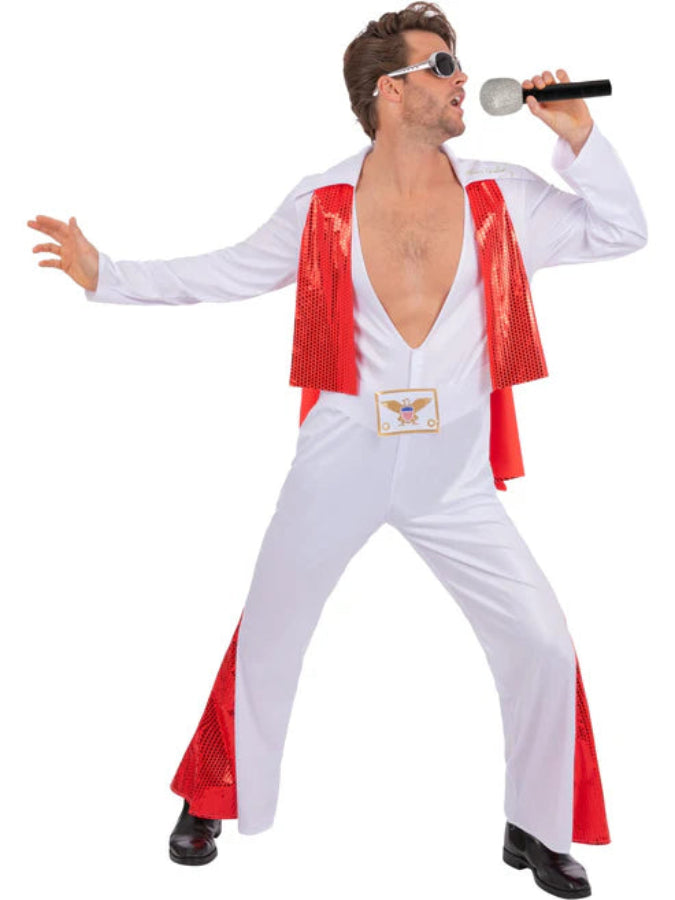Elvis White Jumpsuit Costume