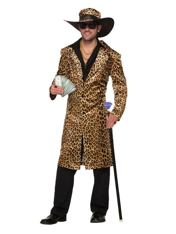 Funky Leopard Pimp Jacket And Hat