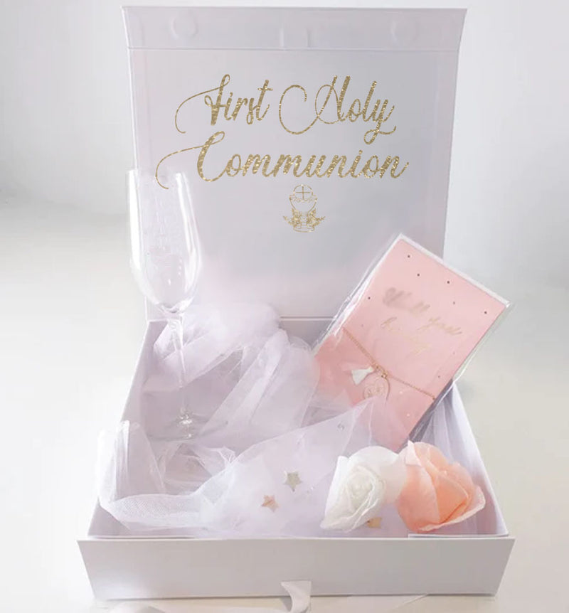 Luxury Personalised Boys First Holy communion Gift Box
