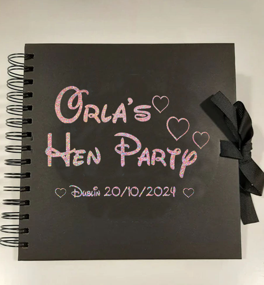 Disney-Themed Hen Party Memory Book