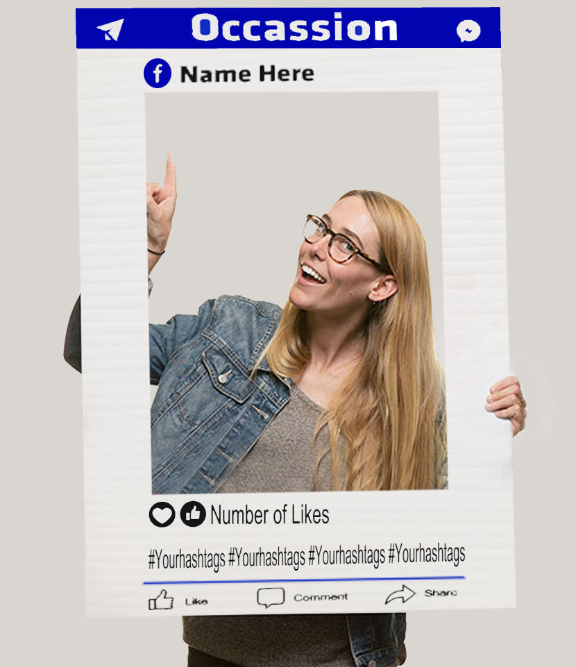 Personalised Social Media Facebook Design Selfie Frame