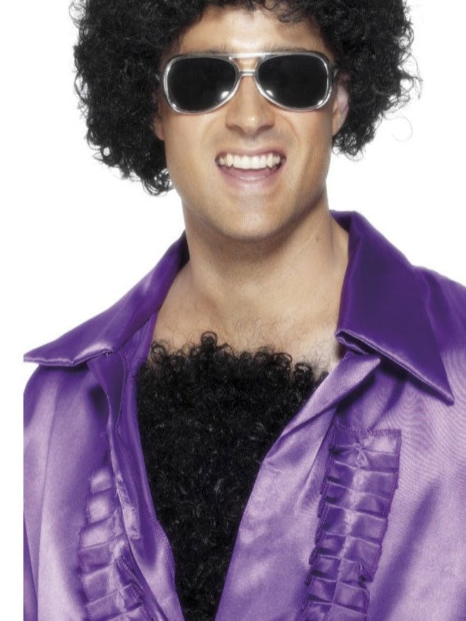 Hairy chest wig-Dark Brown