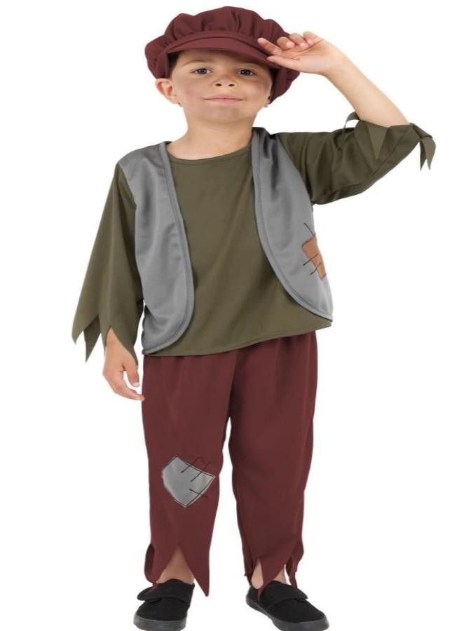 Victorian Poor Boy KIDS Costume