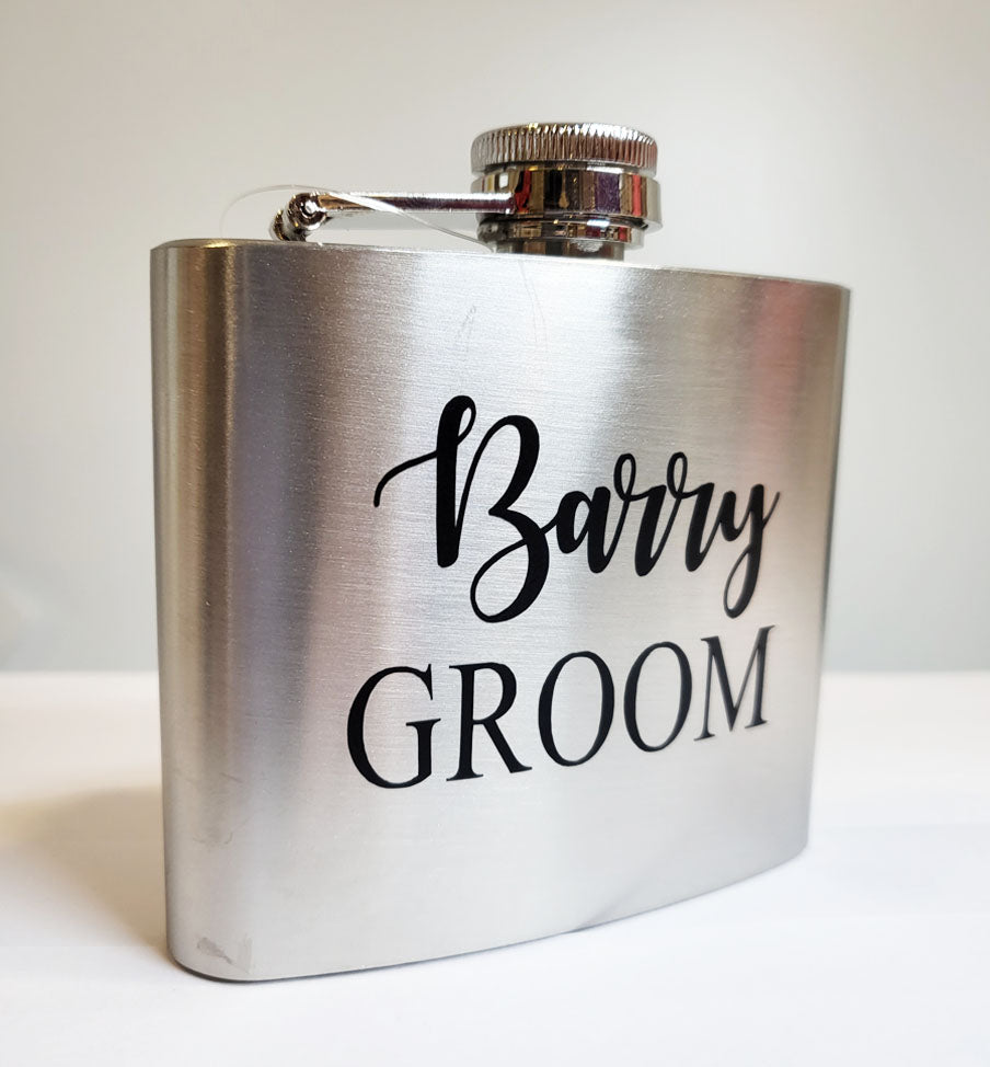 Personalised Metal Hip Flask