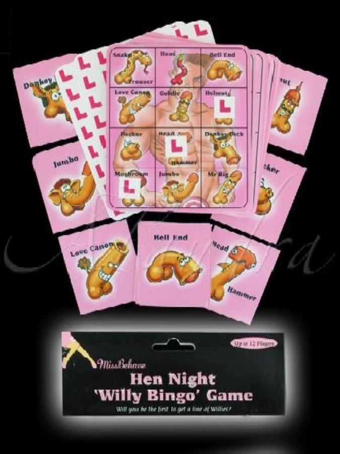 Hen Night Willy Bingo Game