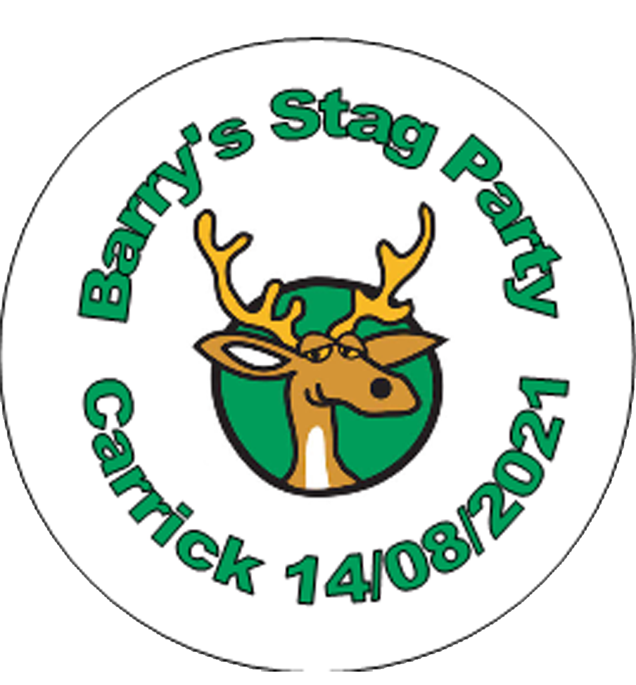 Personalised Fun Stag Party Badge